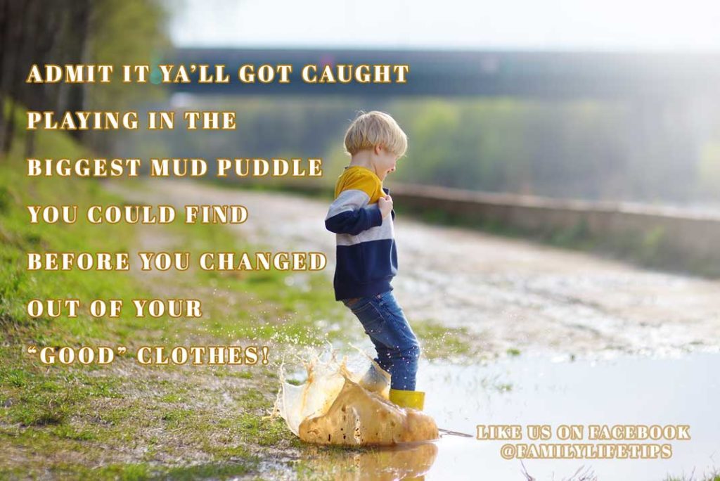 Funny Meme: Playing a Big Mud Puddle After the Rain | Family Life Tips ...